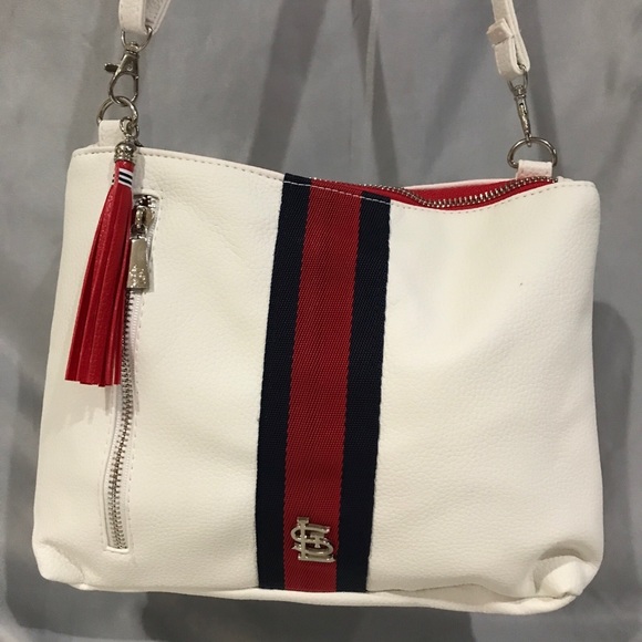 MLB | Bags | Mlb St Louis Cardinals Dugout Baseball Crossbody Bag White ...